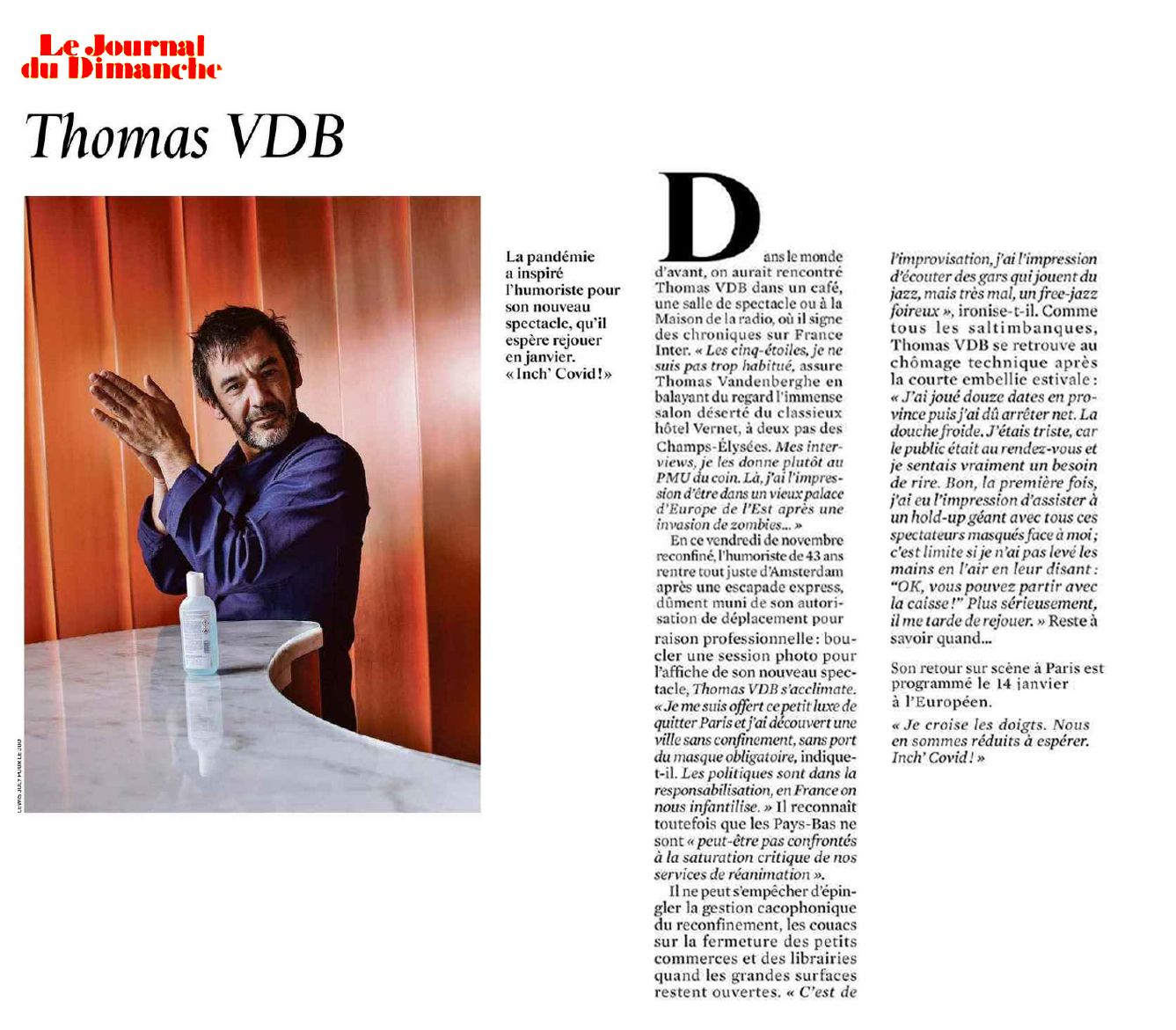 Thomas VDB - Théâtre 100 Noms